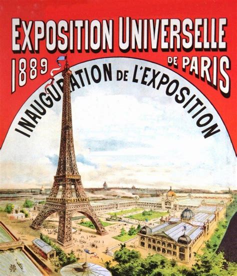 Exposition Universelle De Paris C Poster Paris Tour Eiffel