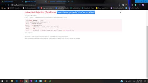 javascript cannot read property error of undefined stack overflow