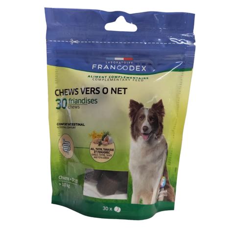 Francodex CHEWS Vers O Net 30 Friandises Pour Chien Leroy Merlin