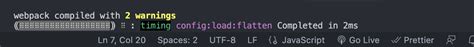 javascript vs code code terminal loading freezes on me when i run npm start stack overflow