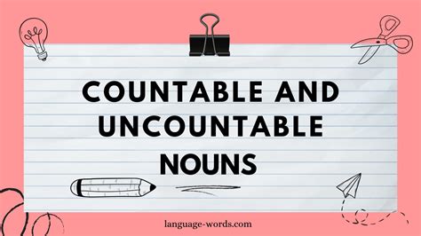 Countable And Uncountable Noun Examples Learn The Difference