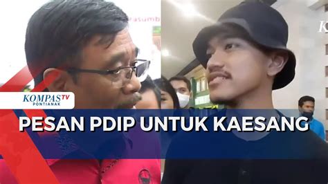 PDIP Merespons Kabar Kaesang Gabung PSI Belum Ada Info Jangan Buru