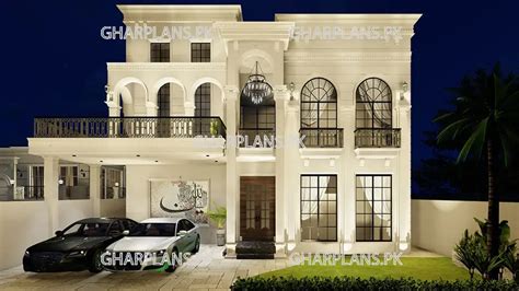Beautiful Pakistani House Front Elevation Designs For 1 Kanal Ghar Plans