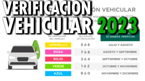 VERIFICACIÓN 2023 EN CDMX Costos y todos los DETALLES YouTube
