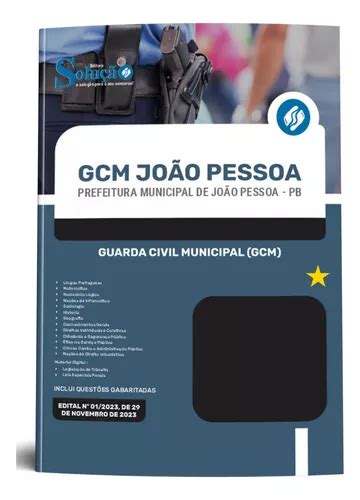 Apostila Completa Guarda Civil Municipal Gcm João Pessoa Paraíba 2023
