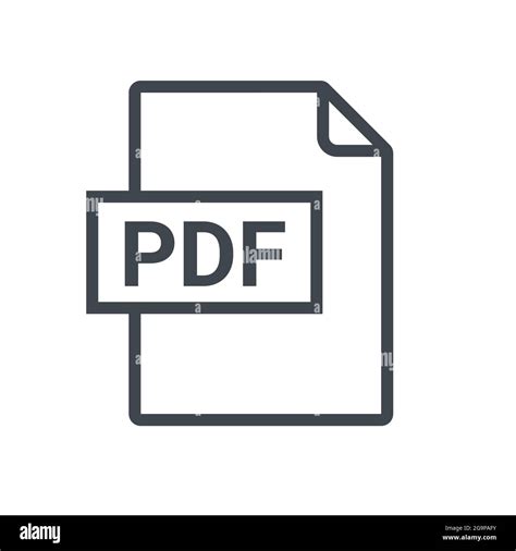 pdf file icon format pdf download document image button vector doc icon stock vector image