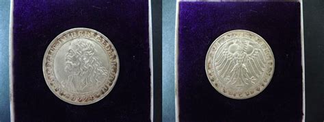 Weimarer Republik 3 Mark Silber Gedenkmünze 1928 D Albrecht Dürer mit