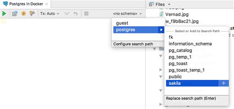 Mysql Switching Postgresql Database Or Schema In Datagrip Jetbrains Stack Overflow