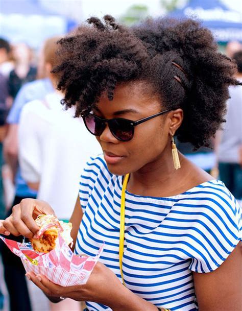 Coiffure afro bouclée printemps été 2015 Coiffures afro les filles