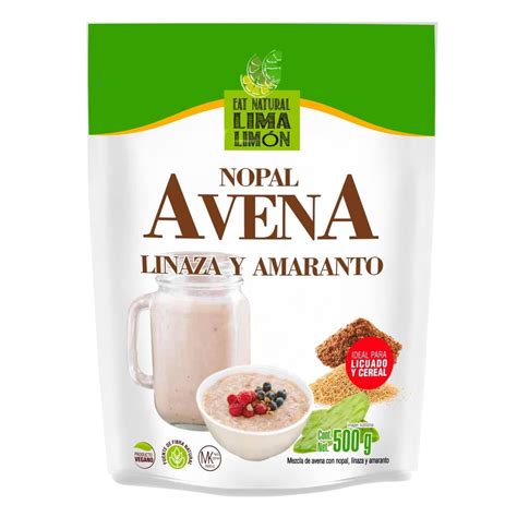 Avena Eat Natural Lima Lim N Nopal Linaza Y Amaranto G Walmart
