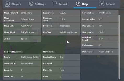 Roblox Should Let Players Set Custom Controls Engine Features
