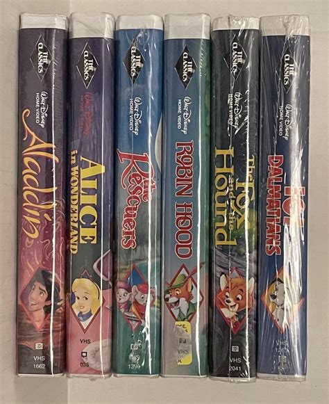 10 Classic Walt Disney VHS Tapes From The Collectible 51 OFF