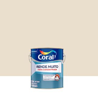 TINTA CORAL RENDE MUITO ACRÍLICO FOSCA 3 6L AREIA São Jorge Shopping