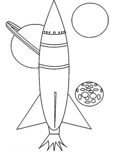 Disegni Di Razzi Da Colorare