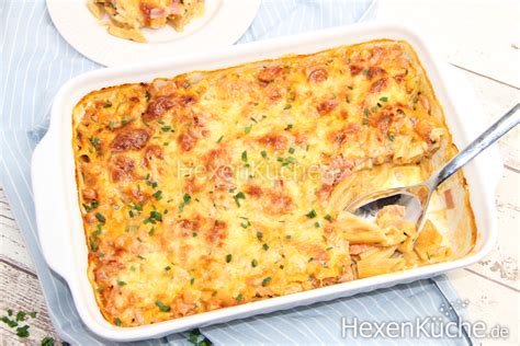 Nudel Schinken Gratin ohne Fix Hexenküche de