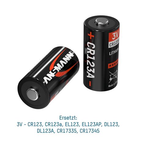 ANSMANN CR123A Lithium Fotobatterie 3V 6 Kaufland De