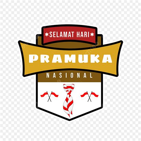 Elemental Clipart Vector Selamat Hari Pramuka Design With Hasduk