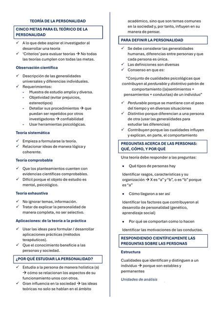Teorías de la Personalidad Claudia uDocz