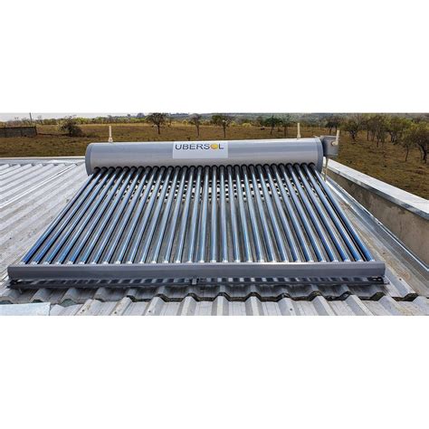 Aquecedor Solar A V Cuo Acoplado Litros Tubos Ubersol Submarino