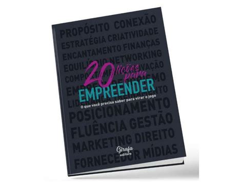 Livro 20 lições para empreender O que você precisa saber para virar o