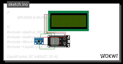 FREERTOS MPU6050 MUTEX Copy Wokwi ESP32 STM32 Arduino Simulator