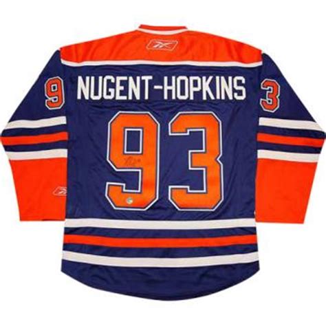 Ryan Nugent Hopkins Autographed Jersey