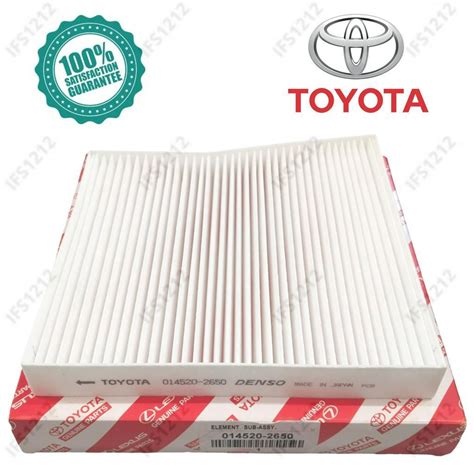 HOT SALES AIR COND FILTER TOYOTA HILUX KUN25 KUN26 INNOVA HIACE VIGO