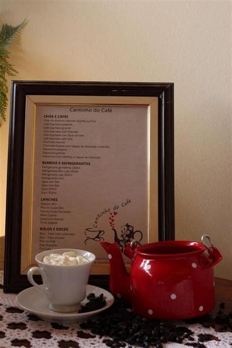 Menu em Cantinho do Café Frutal