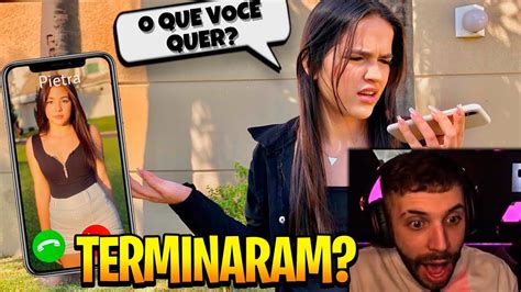 GABRIEL CAETANO TRAIU A VITÓRIA TASPIO REAGINDO A AMIGA DO GABRIEL