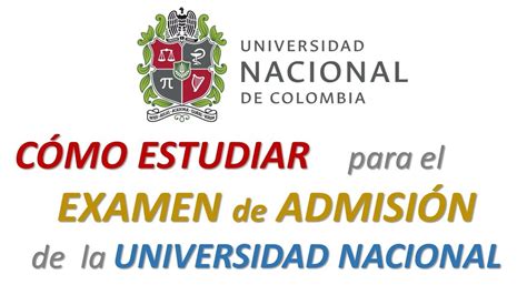CÓMO ESTUDIAR para el EXAMEN de ADMISIÓN de la UNIVERSIDAD NACIONAL