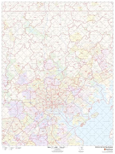Baltimore City Zip Code Map