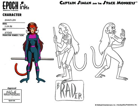 Characters Captain Simian And The Space Monkeys Brad Rader Top