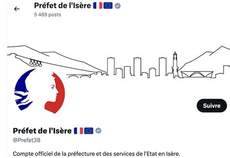Le compte X anciennement Twitter de la préfecture de lIsère détourné