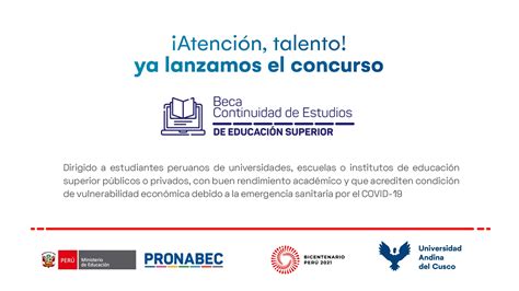 Concurso Beca Continuidad De Estudios De Educaci N Superior