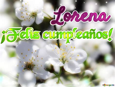 feliz Cumpleaños Lorena Imagen Libre 6553