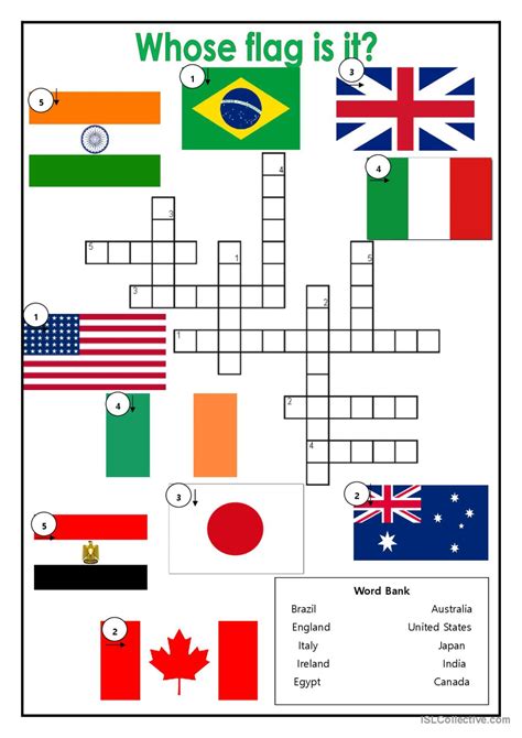 Países E Nacionalidades Em Inglês Bandeiras BRAINCP