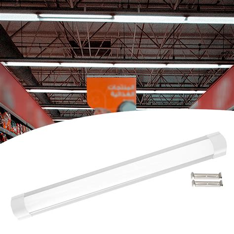 Luminaria Tubular Led Sobrepor Slim 20w Branco Frio 60cm 6000k Bivolt