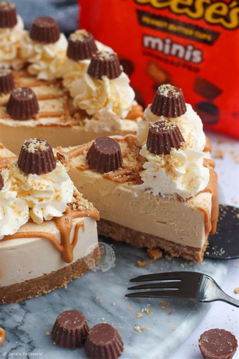 No Bake Peanut Butter Cheesecake Jane S Patisserie
