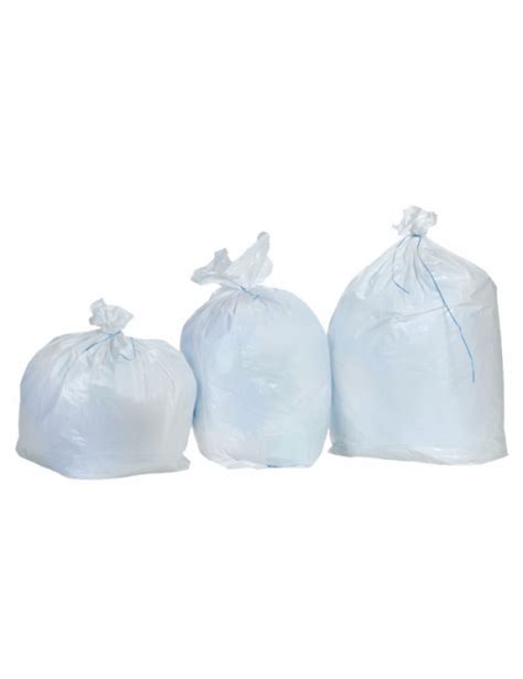 SAC POUBELLE 20 LITRES BLANC X 100