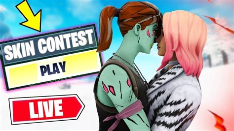 FORTNITE SOLO DUO SKIN CONTEST Fortnite Live Custom Games YouTube