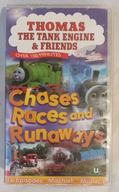 THOMAS THE TANK Engine And Friends VHS Video Chases Races And