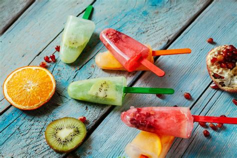 Receta de polos de frutas caseros sin azúcar añadido