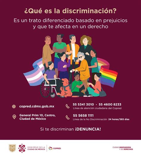 COPRED CDMX on Twitter RT Geraldina GV La discriminación es el