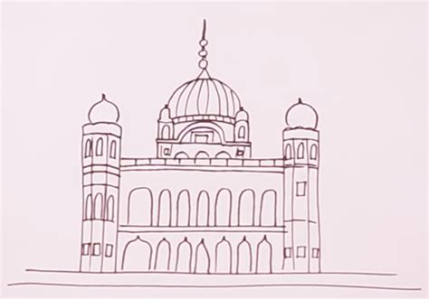 Top More Than 82 Gurudwara Sketch Latest Seven Edu Vn
