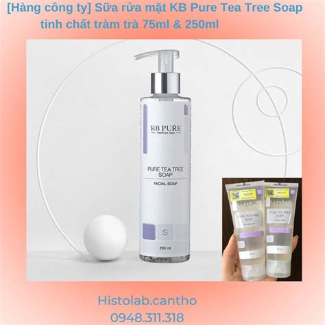 KB PURE TEA TREE SOAP GEL RỬA MẶT TINH CHẤT TRÀM TRÀ Shopee Việt Nam