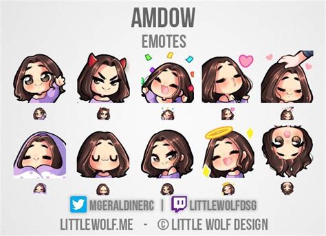 Portfolio Custom Emotes Custom Twitch Graphics Channel Art Artofit