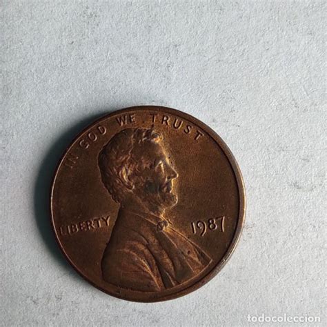 Moneda 1 Centavo De Dolar Americano 1987 Comprar Monedas Antiguas De