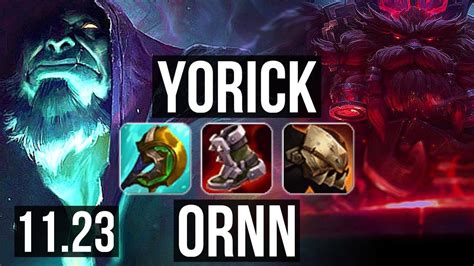 YORICK Vs ORNN TOP DEFEAT 5 6M Mastery 1000 Games BR Diamond
