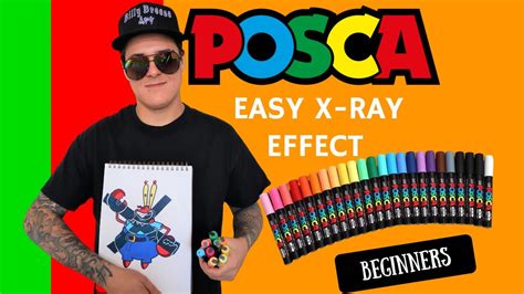 How To Use Posca Markers Simple X Ray Trick For Beginners Youtube
