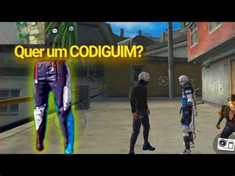DEI CODIGUIN DA CALÇA ANGELICAL PRO HUMILDE NO FREE FIRE YouTube